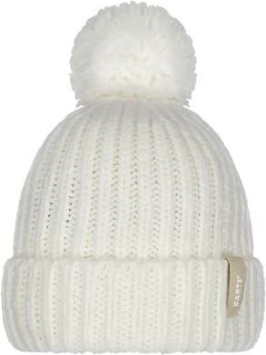 Barts Joansy Bonnet dhiver doubl&eacute; pour femme avec pompon, cr&egrave;me, taille unique