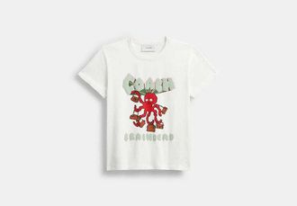 Coach Brain Dead Octopus 90s T-Shirt