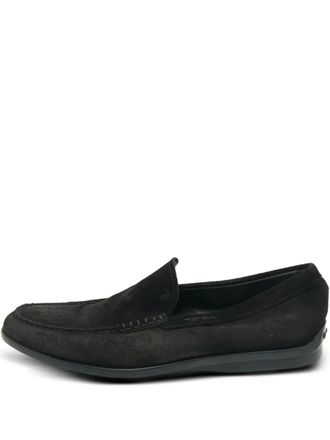 Tod's mocassins en daim - Noir