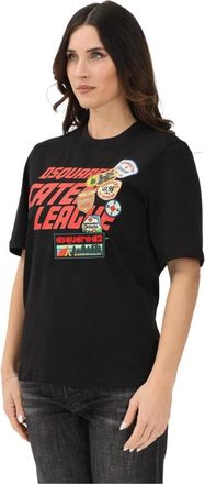 Dsquared2 Femme, Tops, Noir, Taille: 38 FR T-shirt