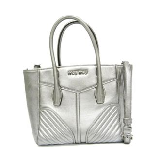 Miu Miu Pre-owned Cuir sacs-main - Femme - Pre-owned - Gris - Taille: ONE Size
