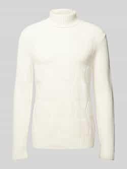 Brax Rollkragenpullover mit Label-Detail Modell Brian