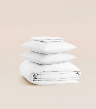 Tediber Parure - Satin de coton - Blanc - Tediber