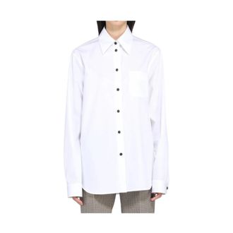 N&deg;21 Camicia Bianca In Cotone Manica Lunga - - Blouses & Shirts - Damen - Wei&szlig; - M