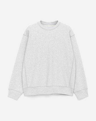 Arket Lockeres Sweatshirt In Schwerer Qualit&auml;t -Grau
