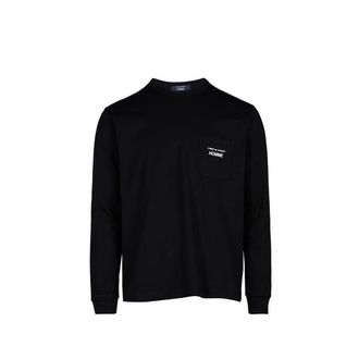 Comme Des Gar&ccedil;ons T-shirt manches longues &agrave; logo en coton