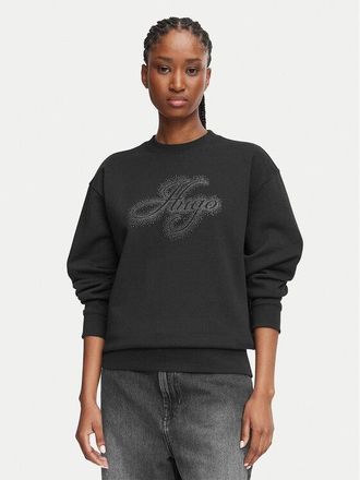 HUGO BOSS Sweatshirt Danicey 50570917 Schwarz Relaxed Fit