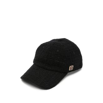 Saint Laurent Cassandre Cap In Tweed