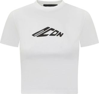 Dsquared2 Femme, Tops, Blanc, Taille: 38 FR T-Chemises