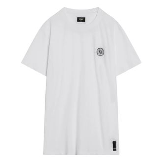 Fendi Wei&szlig;e T-Shirt und Polo Kollektion - - Tops - Herren - Wei&szlig; - S