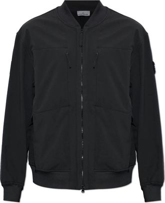 Stone Island Wasserdichte Bomberjacke - - Jackets - Herren - Schwarzk - S