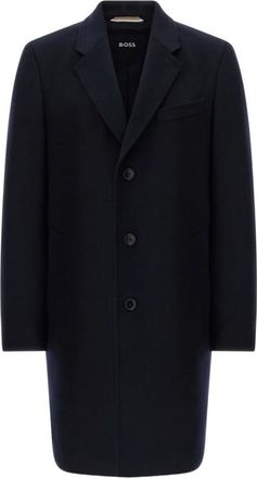 HUGO BOSS Homme, Manteaux, Bleu, Taille: S Single-Breasted Manteaux