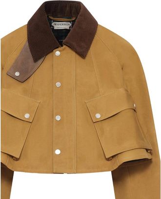 J.W.Anderson Waxed Cotton Jacket - Beige
