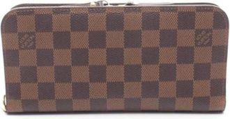 Louis Vuitton Portefeuille long (bi-pli) Pre-owned - Femme - Pre-owned - Brun - Taille: ONE Size