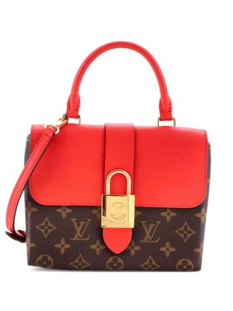 Louis Vuitton Locky Handbag Monogram Canvas with Leather BB satchel - Rot