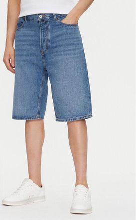 HUGO BOSS Jeansshorts Skate 50539816 Blau Straight Fit