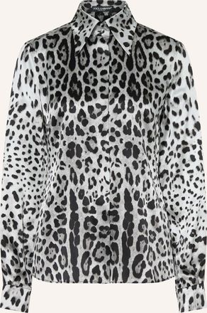 Dolce & Gabbana Hemdbluse Aus Seide grau