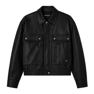 Emporio Armani Herren, Jacken, Schwarzk, XLGr&ouml;&szlig;e