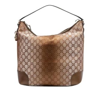 Gucci Pre-owned Sac bandouli&egrave;re en toile - Femme - Pre-owned - Brun - Taille: ONE Size