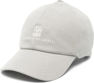 Brunello Cucinelli Homme, Accessoires, Beige, Taille: M Casquette de baseball