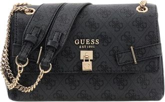 Guess Femme, Sacs, Noir, Taille: ONE Size Coal Logo Handbag Sg783321