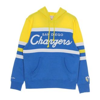 Mitchell & Ness NFL Head Coach Hoody San Diego Chargers - - Sweatshirts & Hoodies - Herren - Blau - S