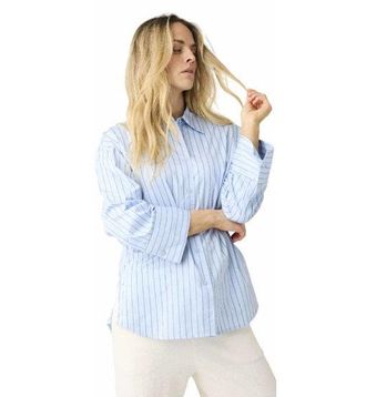 Knowledge Cotton Apparel Langarm Hemd W - Damen