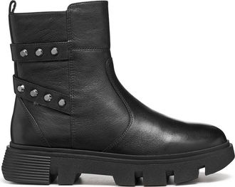 Geox Damen D VILDE Ankle Boot, Black, 36.5 EU