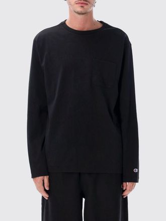 Champion Lang&auml;rmeliges Baumwoll-T-Shirt mit aufgesetzter Tasche