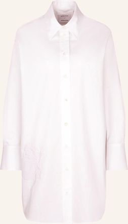 Seidensticker Seidensticker Hemdbluse, Longbluse weiss