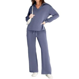 Generic Ensemble de surv&ecirc;tement 2 pi&egrave;ces pour femme - Respirant et infroissable, respirant et infroissable, bleu oc&eacute;an, XXL