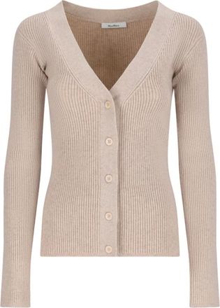 Max Mara Femme, Pulls, Beige, Taille: 40 FR Mxmgioiosa Cardigan