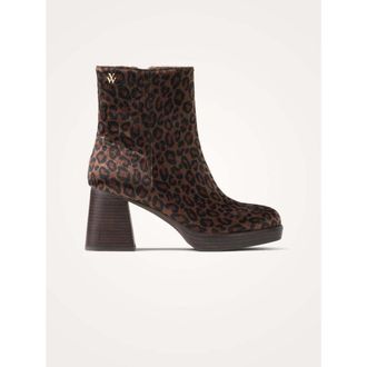 Vanessa wu Bottines &agrave; plateforme et talon bois Marina