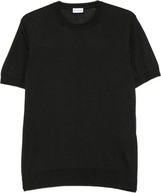 Pal Zileri T-shirt en m&eacute;lange de soie - Homme - Tops - Noir - Taille: L
