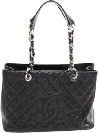 Chanel Sac cabas vintage Pre-owned - Femme - Pre-owned - Noir - Taille: ONE Size