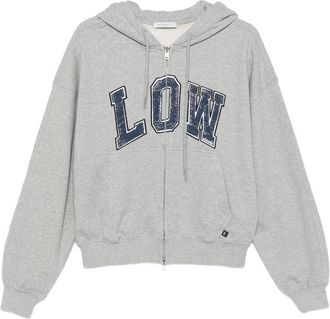 Low Classic Logo-print Zip-up Hoodie