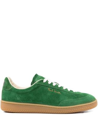 Paul Smith baskets en daim à lacets - Vert