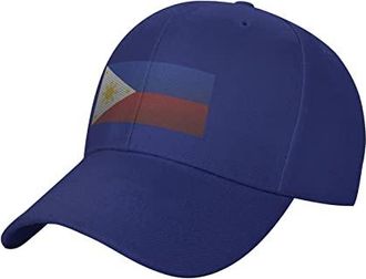 Generic Casquettes Sports Drapeau des Philippines Chapeau De Tennis R&eacute;glable,Anti Soleil Casquette De Sport pour Tennis Homme Running