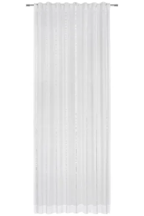 Joop Fertigvorhang J-Bond, Natur, Wei&szlig;, Textil, Uni, 130x250 cm, f&uuml;r Stange und Schiene geeignet, Wohntextilien, Gardinen & Vorh&auml;nge, Fertiggardinen, Ferti