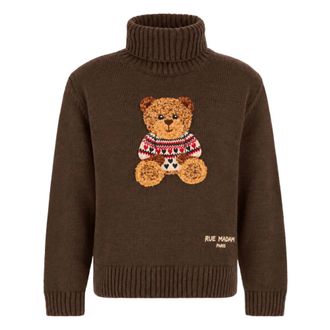 Rue Madam Marvin Love Rollkragenpullover - - Knitwear - Damen - Braun - L