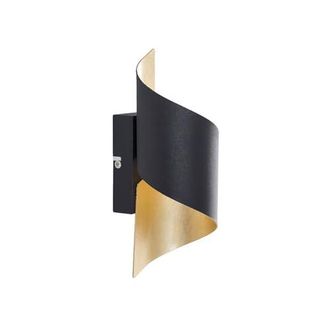 Lindby Applique Murale Desirio &agrave; intensit&eacute; variable (Moderne) en Noir M&eacute;tal e. a. pour Chambre coucher (1 lampe,&agrave; G9), Lampe Eclairage Luminaire Mural