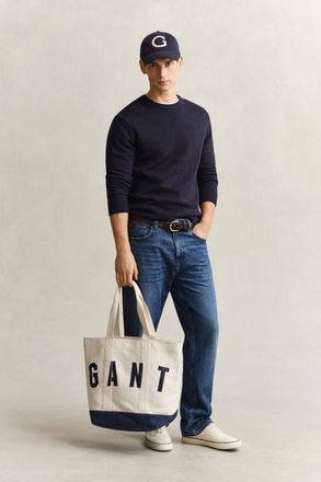 GANT Herren Tragetasche mit Kontrast (ONE SIZE) CREAM