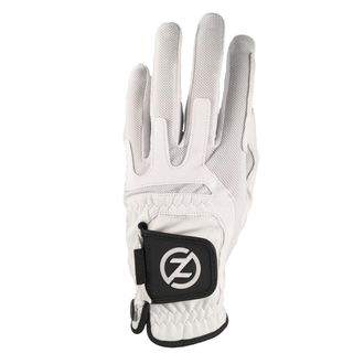Zero Friction Herren Ultra Feel Cabretta-Leder Linke Hand Golfhandschuh, Wei&szlig;