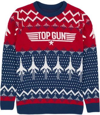 Top Gun Knitted Christmas Jumper