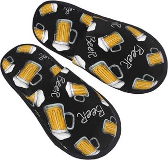 Generic Pantoufle Chope &Agrave; Bi&egrave;re Slippers Chauds Confort Chausson Pour Homme Int&eacute;rieur Femme L