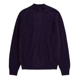Norse Projects Homme, Pulls, Violet, Taille: L Pull en alpaga b&eacute;b&eacute; Nordrevik