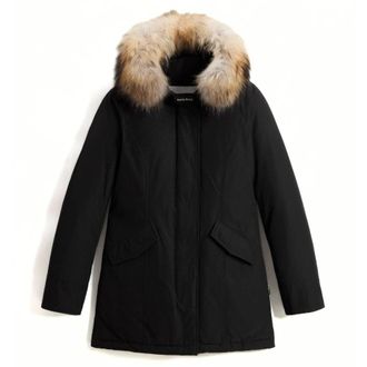 Woolrich Arctic Racoon Hooded Parka - - Coats - Damen - Schwarzk - M