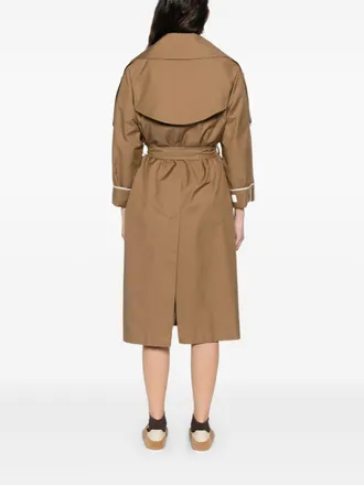 Max Mara Womens Trench Coat Studio Brown & Raincoats