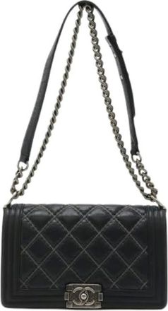 Chanel Sac bandouli&egrave;re vintage Pre-owned - Femme - Pre-owned - Noir - Taille: ONE Size