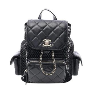 Chanel Pre-owned Matelasse Lambskin Backpack - - Pre-owned - Damen - Schwarzk - ONE SIZE